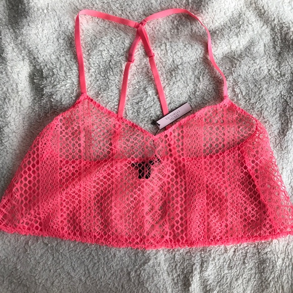 Victoria's Secret | Swim | Nwtvictorias Secret Mesh Crop Top | Poshmark